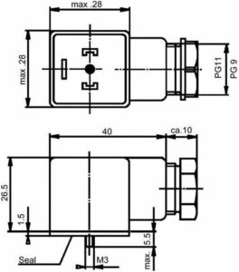PG 9 BLACK CONNECTOR - TSII Inc
